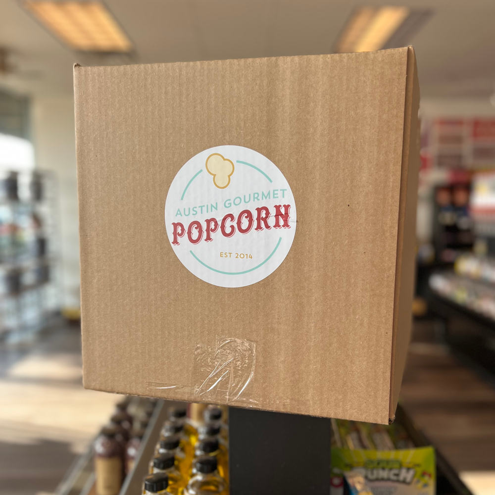 10 Gal Box of Popcorn | Austin Gourmet Popcorn